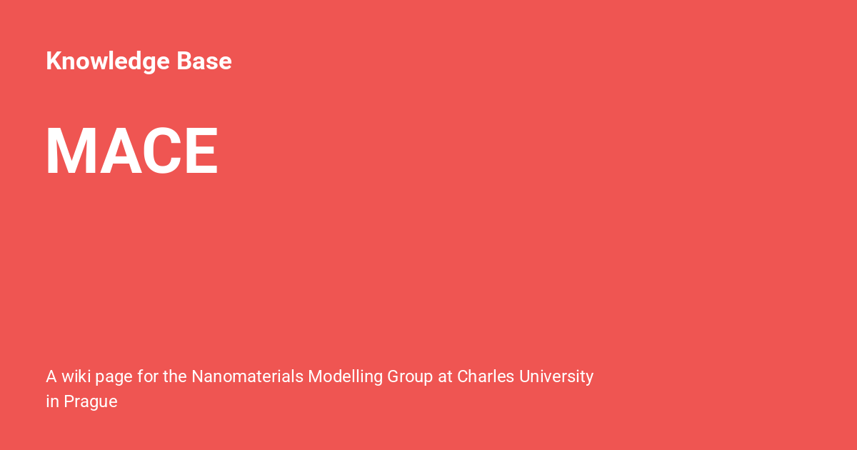 MACE - Knowledge Base